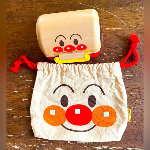 Anpanman | Other | Anpanman Lunch Box And Its Pouch Set | Poshmark